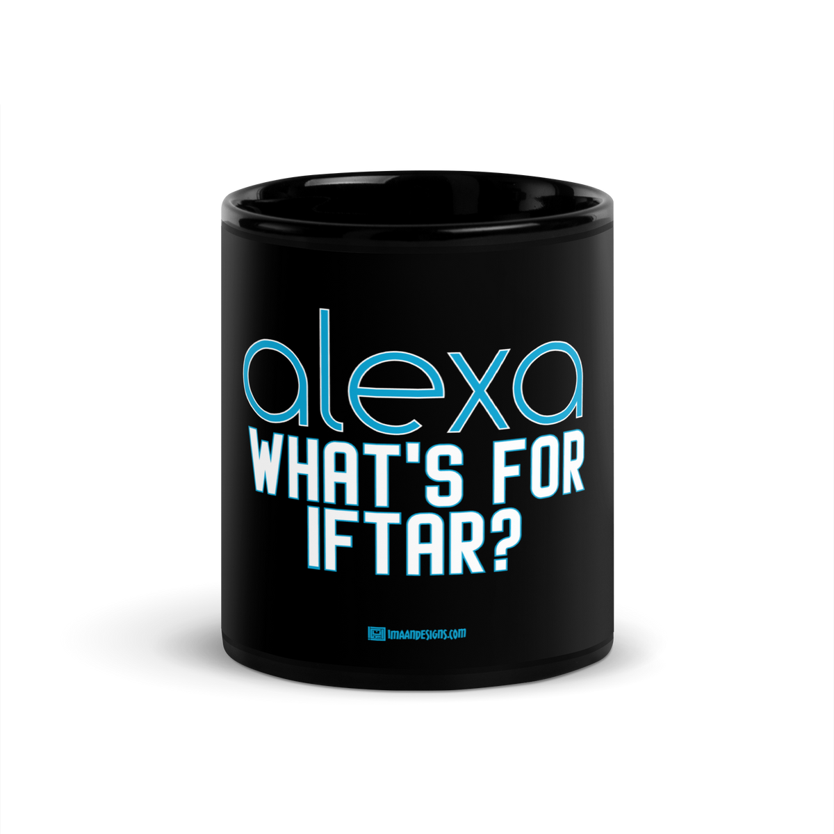Alexa - Black Mug – Imaan Designs